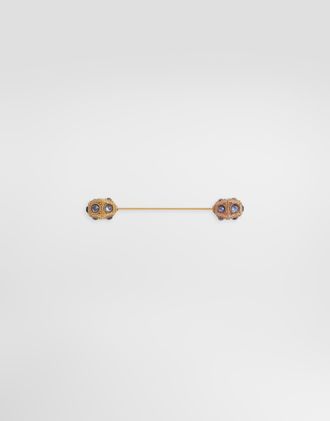 Dolce & Gabbana Strassbrosche - Mann Bijoux Gold Metall Pz