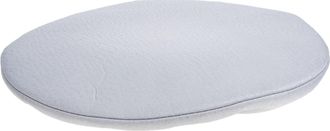 BESPORTBLE Elastischer Hockerbezug Rund 30cm Durchmesser Grauer Knitterfreier Stoffbezug Pillingresistent Rutschfester Oberfl&auml;chenschutz f&uuml;r Esszimmer B&uuml;ro und B