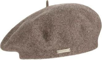 Seeberger B&eacute;ret pour Femme b&eacute;ret Basque dhiver (Taille Unique - Taupe)