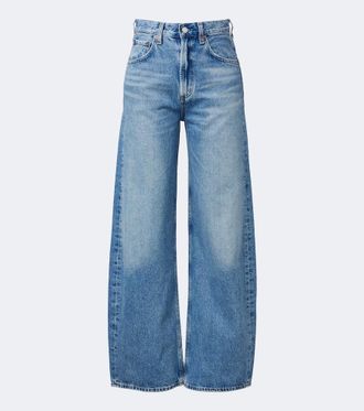 A Gold E Wide-Leg Jeans Low Curve
