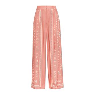 Balmain Bundfaltenhose - - Trousers - Damen - Rosa - M