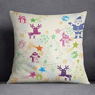 Questo Casa Dekorativer Kissenbezug, Kissenbezug, Heimdekoration, für Sofa, Café, Größe: 45 x 45 cm - entworfen und hergestellt in Türkiye