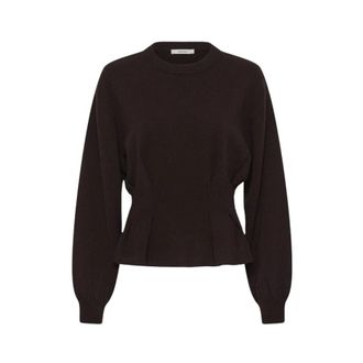 Gestuz Gzmanzi Taillenpullover - - Knitwear - Damen - Braun - S
