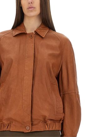 Salvatore Santoro Leather Jacket - Beige