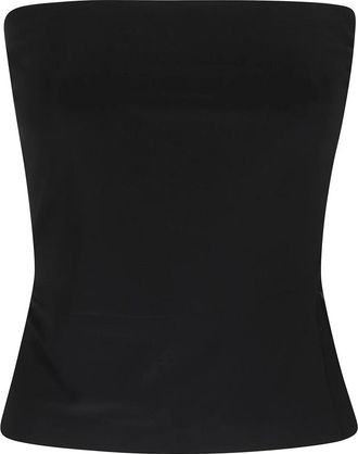 Norma Kamali Femme, Tops, Noir, Taille: 36 FR Haut Bustier