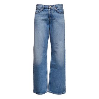 A Gold E Gerades Jeans - - Jeans - Damen - Blau - W28