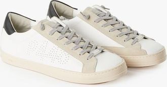 P448 bi -materielle Sneaker - Weiß