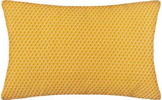 Atmosphera Atmosphera - Kissen - Otto-Motiv - Baumwolle - ockergelb - 30x50 cm - Gelb