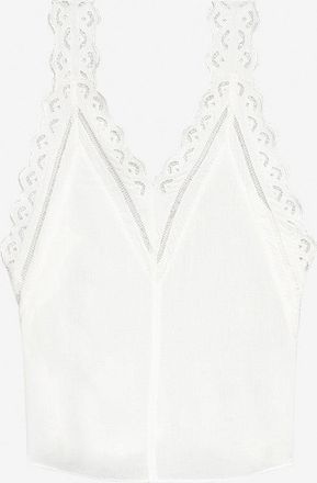 Isabel Marant Top Fradela - Femme - Blanc - Taille 36 - Isabel Marant