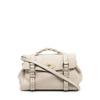 Mulberry Geflochtener Henkel Crossbody Tasche in Beige - - Bags - Damen - Beige - ONE SIZE