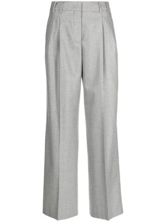 PESERICO pantalon ample &agrave; motif de chevrons - Gris