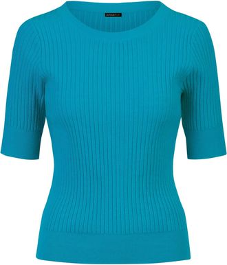 Apart Fashion APART Pullover längsgerippt