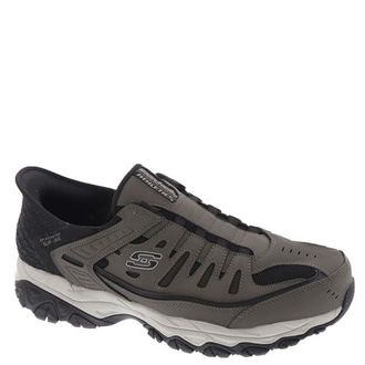 Skechers Afterburn Ridgeburn Slip-ins Chaussures à Enfiler pour Homme, Ajustement Standard, Marron, 9.5 X-Wide