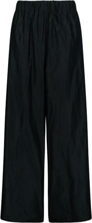 Douuod Femme, Pantalons, Noir, Taille: 38 FR Pantalon Large en Coton