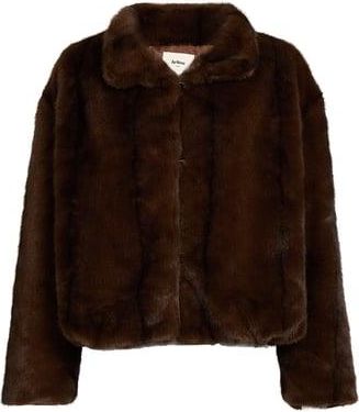 Artlove Veste col montant en fourrure