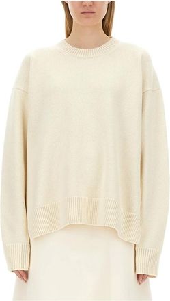 Jil Sander Femme, Pulls, Beige, Taille: 36 FR CN LS Jumper