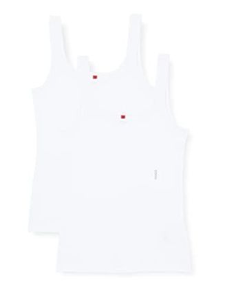 HUGO BOSS Twin Vest D&eacute;bardeur, White100, S (Lot de 2) Women