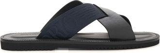 Emporio Armani Homme, Chaussures, Bleu, Taille: 43 EU Sandales Crois&eacute;es