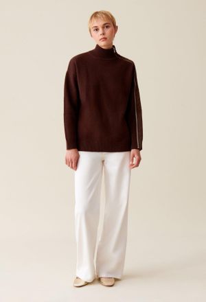 Claudie Pierlot Rollkragenpullover Rei&szlig;verschluss