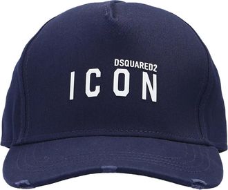 Dsquared2 Caps & M&uuml;tzen - Icon Logo Baseball Cap - Gr. ONE SIZE - in Blau - f&uuml;r Damen