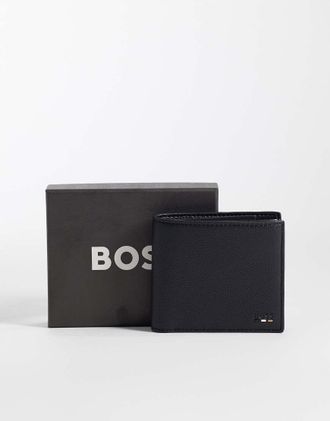 Boss Orange by Hugo Boss Boss Ray - Portefeuille &agrave; deux volets avec logo embl&eacute;matique - Noir