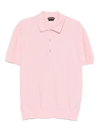 Tom Ford polo &agrave; manches courtes - Rose