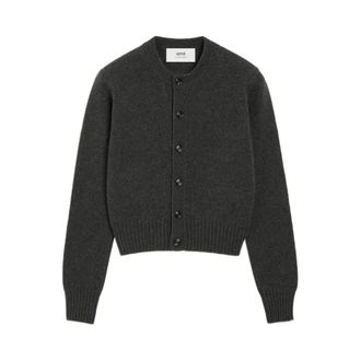 Ami Femme, Pulls, Noir, Taille: 44 FR Ami de Coeur Cardigan