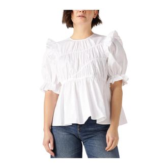 Ibana Damen, Blusen & Hemden, Wei&szlig;, SGr&ouml;&szlig;e