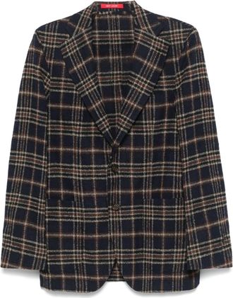 Bagnoli Sartoria Napoli Kariertes Sakko - Blau