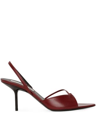 Victoria Beckham Harlow Slingback-Sandalen mit Stiletto-Absatz 75mm - Rot