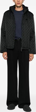 Emporio Armani GG Monogram Nylon Jacket - Black