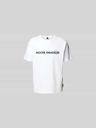 Moose Knuckles Regular Fit T-Shirt aus Baumwolle
