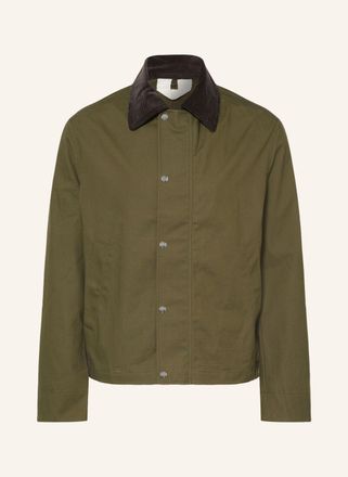 Arket Arket Jacke Im Materialmix gruen