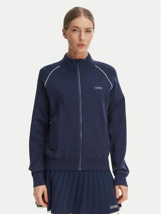 Guess Strickjacke V6RQ11 Z4642 Dunkelblau Regular Fit