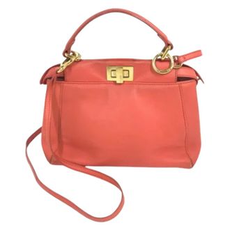 Fendi Pre-owned Cuir sacs-fendi - Femme - Pre-owned - Rose - Taille: ONE Size