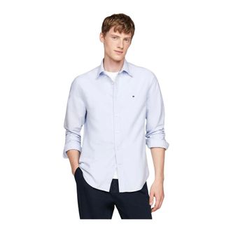 Tommy Hilfiger Homme, Chemises, Bleu, Taille: XS Chemise Oxford Classique en Bleu
