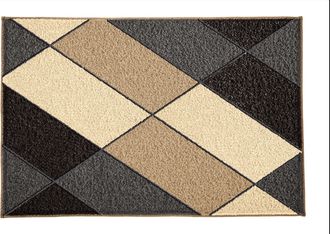 Kleine Wolke Badteppich Ayana, Farbe: Schwarz, Material: 100 % Polyacryl, Gr&ouml;&szlig;e: 60x100 cm