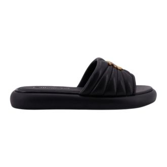 Pinko Pinko, Femme, Chaussures, Noir, Taille: 37 EU Tongs Fiona 03