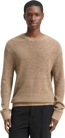 Tom Tailor Herren 1049200 Pullover, 25380-Brown Tonal Knit Mouline, S