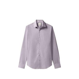 Calvin Klein Chemise slim &agrave; motif en coton m&eacute;lang&eacute;