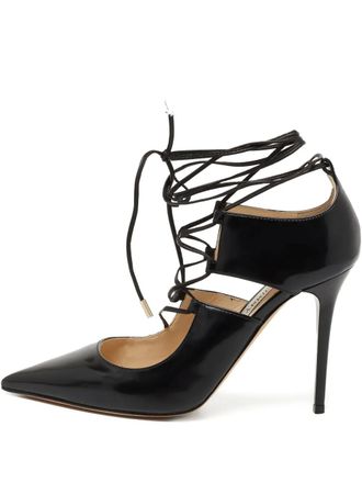 Jimmy Choo London escarpins en cuir 95 mm - Noir