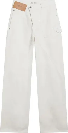 J.W.Anderson Femme, Jeans, Beige, Taille: W24 Twisted Workwear Jeans