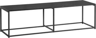 Sweeek Sweeek - Meuble tv en métal noir 140x40x40cm - barre de renfort