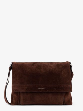Orciani Peach suede messenger bag - ORCIANI - gender_Man