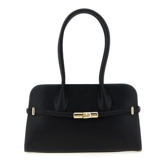 Furla Femme, Sacs, Noir, Taille: ONE Size Goccia Dome M Shoulder Bag