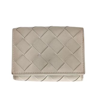 Bottega Veneta Pre-owned Intrecciato tri fold wallet - - Pre-owned - Damen - Grau - ONE SIZE