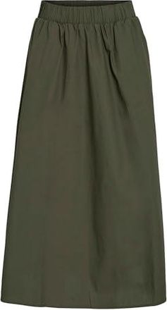 Vila Vila Jupe Longue pour Femme Visophie, Taille Haute, Bleu fonc&eacute;, 40 cm