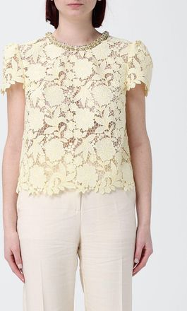 Self Portrait Top SELF-PORTRAIT Femme couleur Jaune