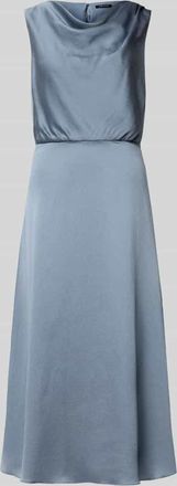 Swing Cocktailkleid mit Wasserfall-Ausschnitt