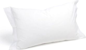 Caleffi Baumwolle Kissenbez&uuml;ge 2er-Set f&uuml;r Standardbett Weiche und Atmungsaktive Kopfkissenbez&uuml;ge aus 100% Baumwolle - Kissenbezug im italienischen Design - D